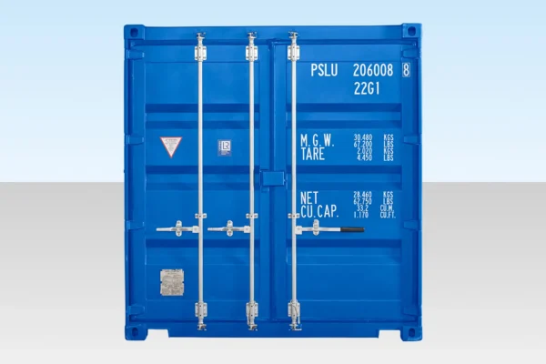20Ft Shipping Container (One Trip) – Blue – TP Containers
